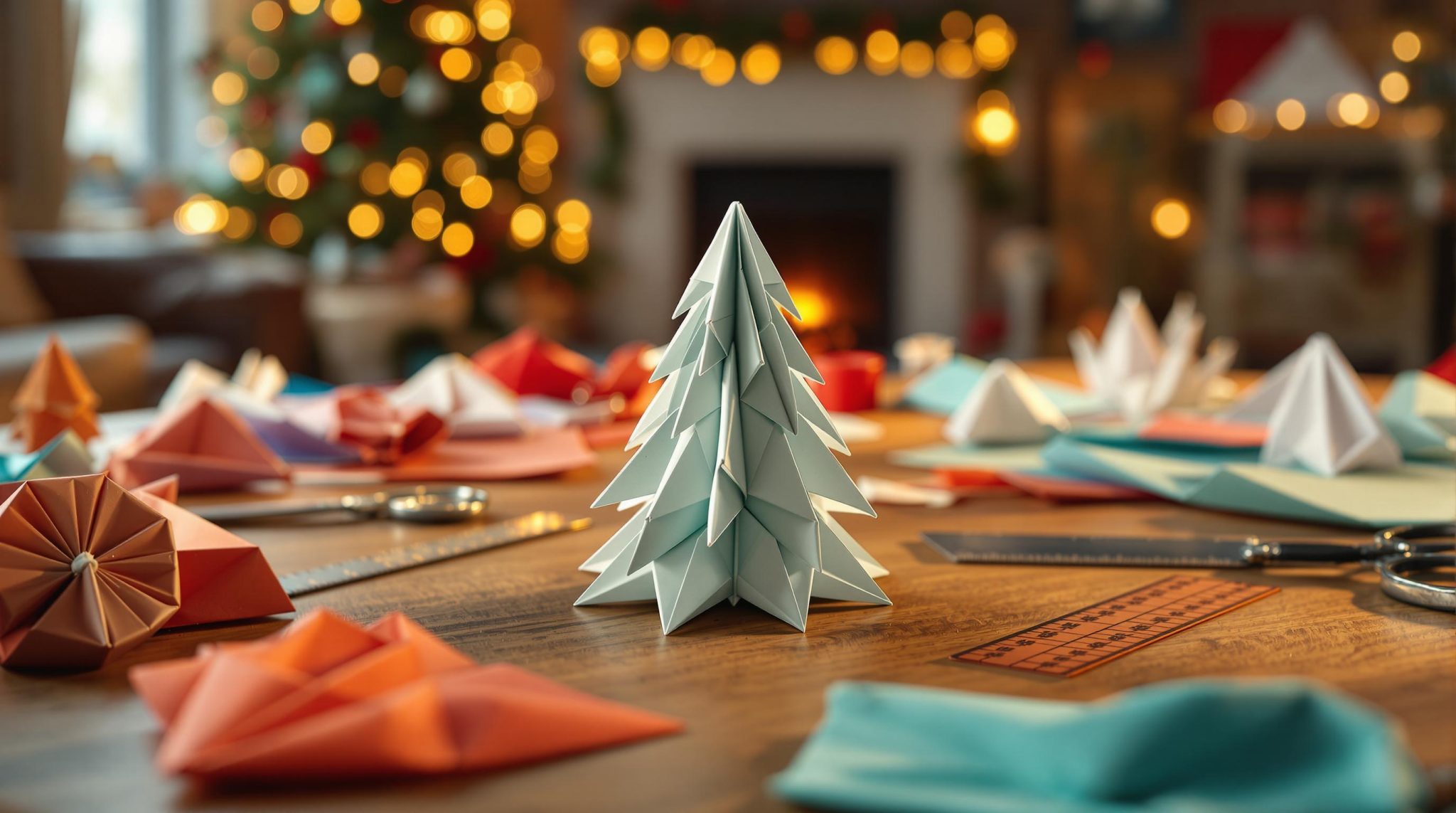 Fabriquer un sapin de Noël en origami : astuces et guide 🎄 ️